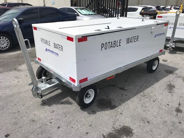 2019 Aeroservicios Potable Water Service Cart PC-155 Galvanized